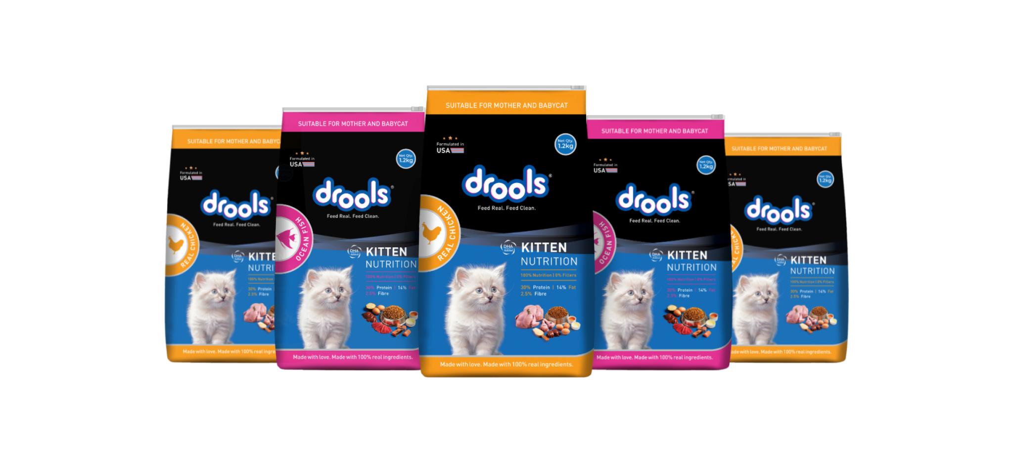 Best Nutritious Dry Kitten Food for Growth & Energy | Drools